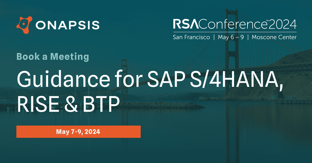 Meet with Onapsis During RSA Conference