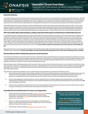 Onapsis Control | Secure SAP Application Development